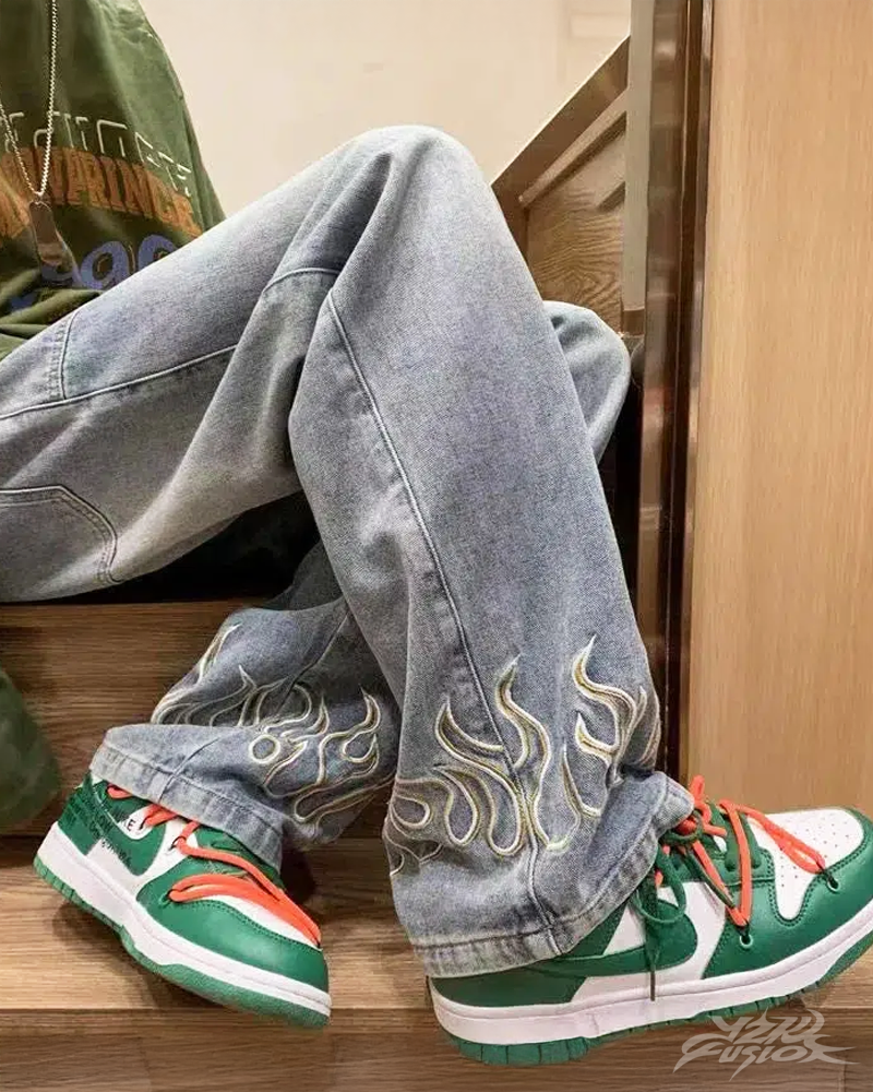 Flame jeans | Y2K Fusion